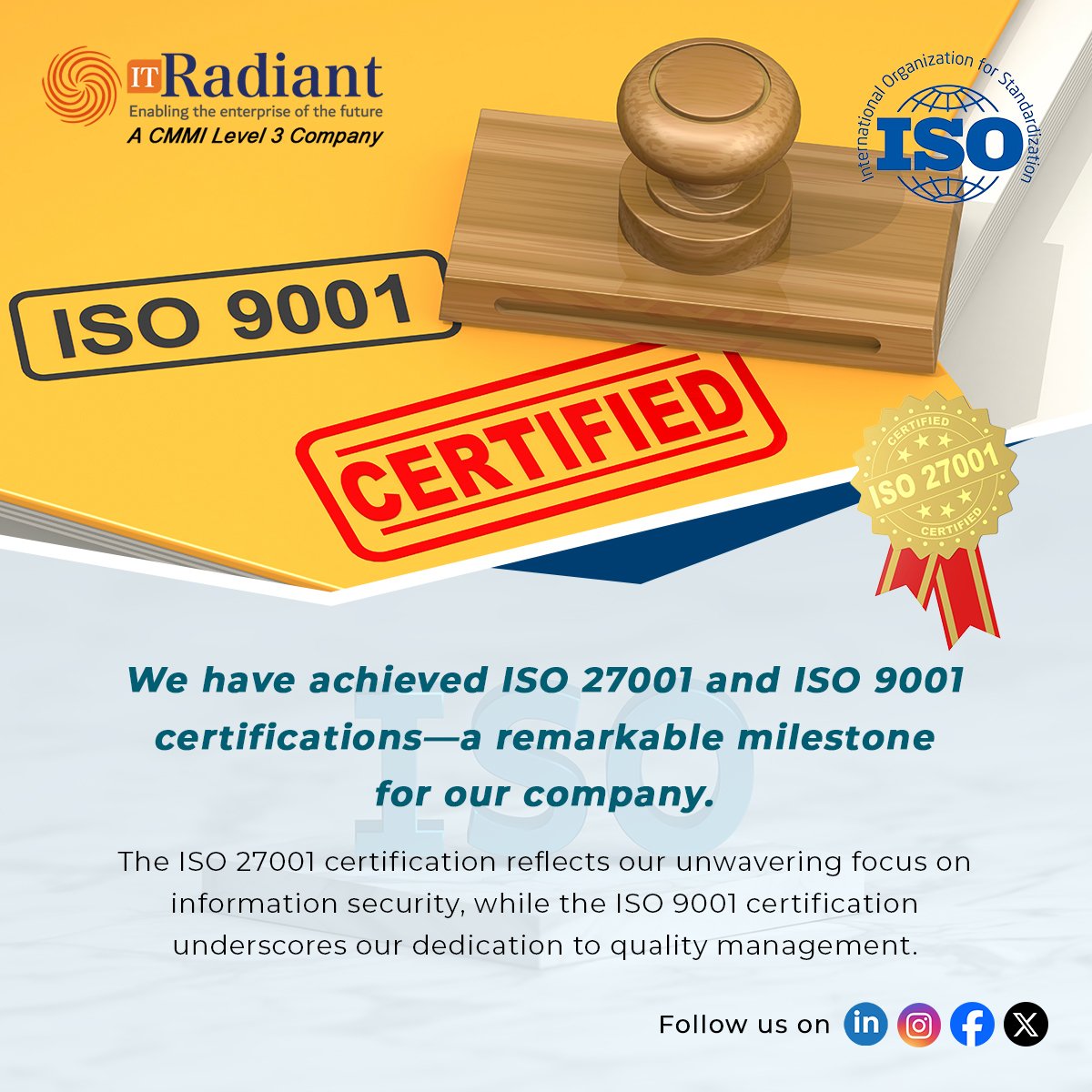 ITRadiant - ISO Certified - ITRadiant